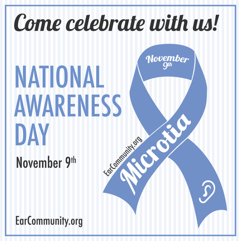 National Microtia Awareness Day is November 9th! | Ear Community